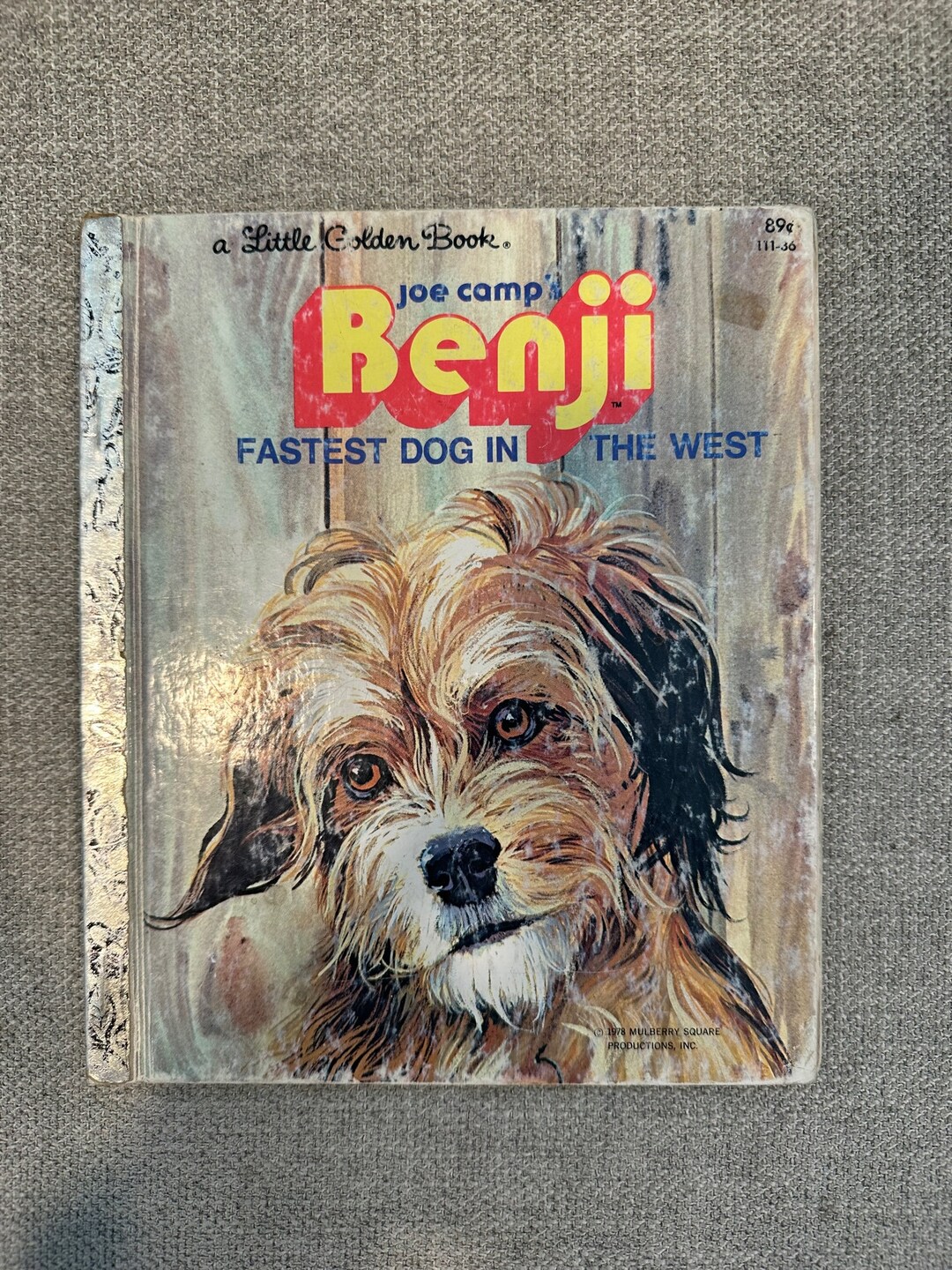 Benji Fastest Dog in the West 1978 Vintage Little Golden Book - Etsy