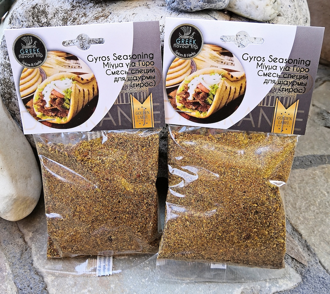 Greek Natural Spices Mix Seasoning ''GREEK GYROS'' Traditional 50g Big ...