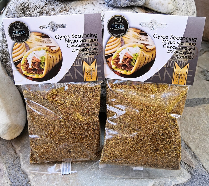 Greek Natural Spices Mix Seasoning ''GREEK GYROS'' Traditional 50g Big ...