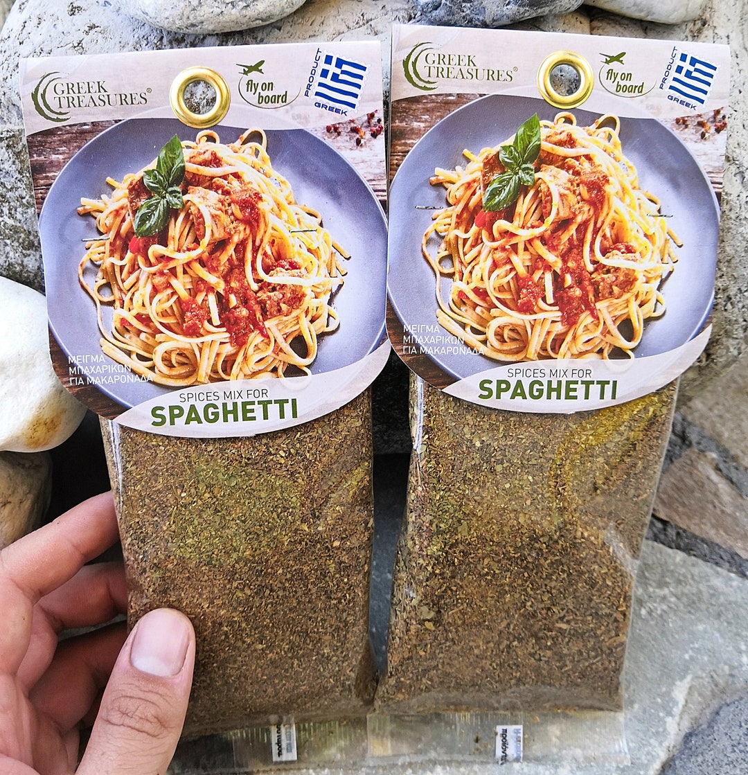 Greek Natural Spices Mix Seasoning ''SPAGHETTI'' Traditional Pack 50g ...