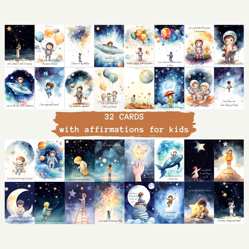 Kids Affirmation Cards | Children's Affirmation Flash Card Pack ...