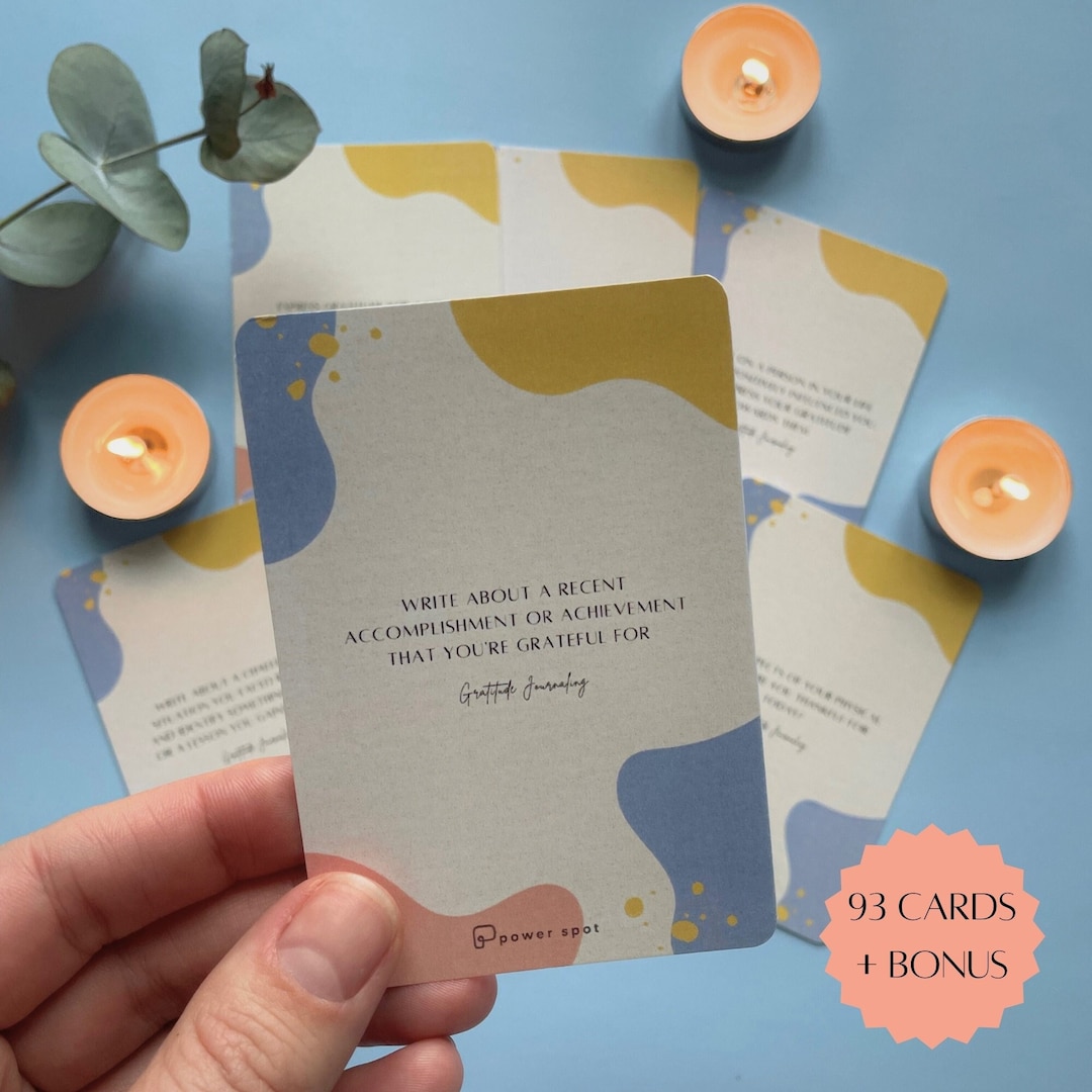 Journaling Prompts Cards to Guide and Focus | Emotional Regulation ...