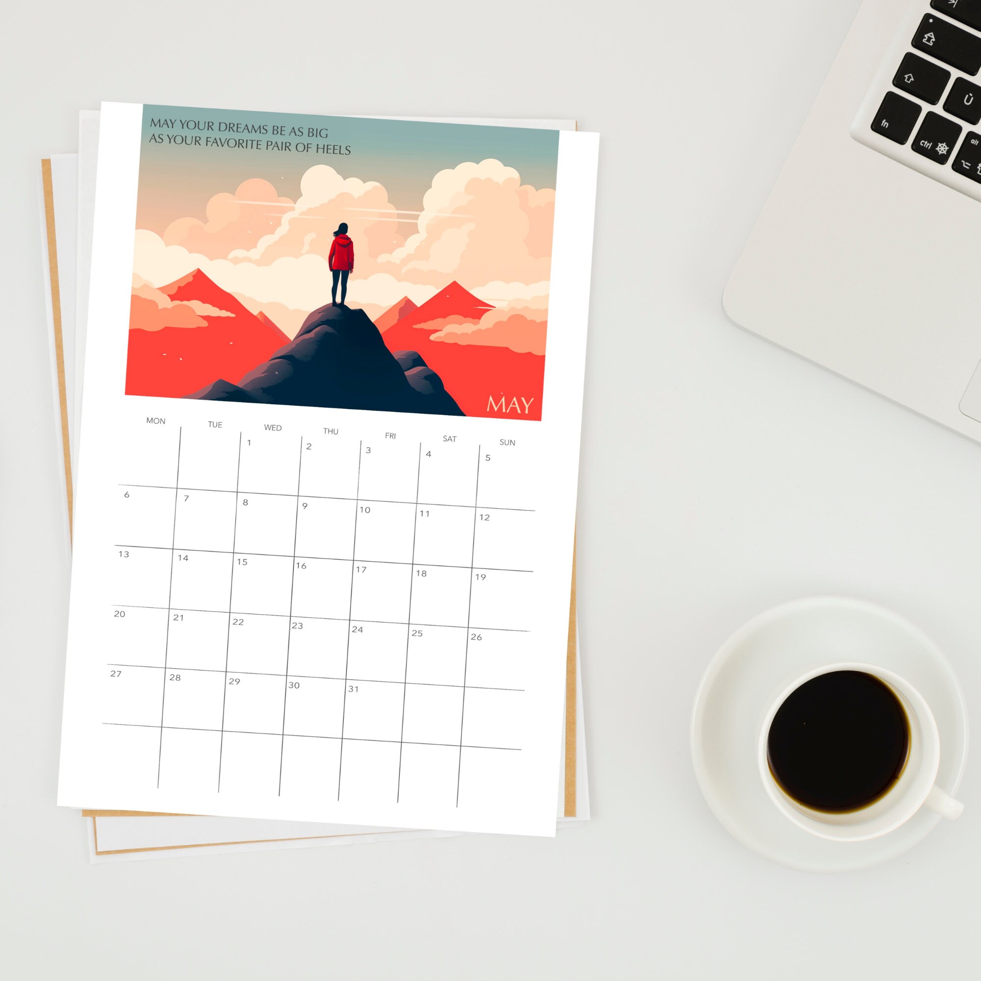 2024 Female Empowerment Digital Calendar Planner, Female Energy ...