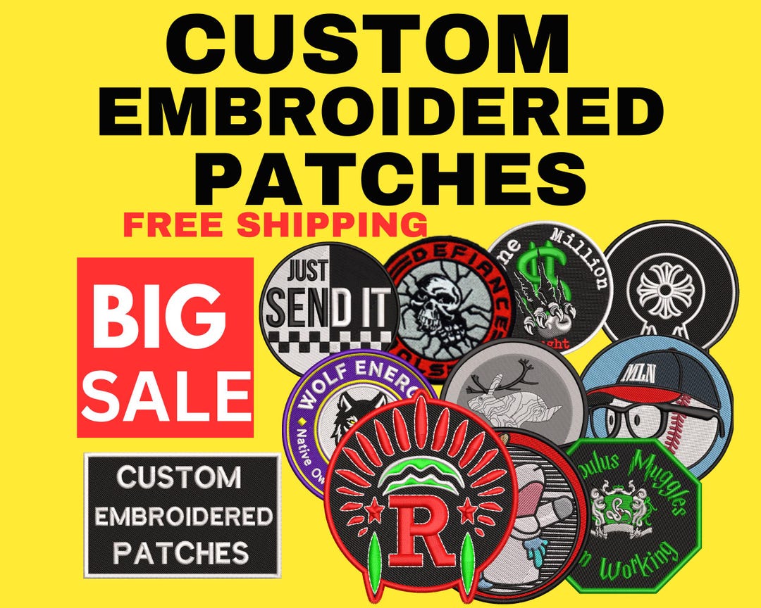 Custom Embroidered Patches , Custom Logo Patches , Custom Iron on ...