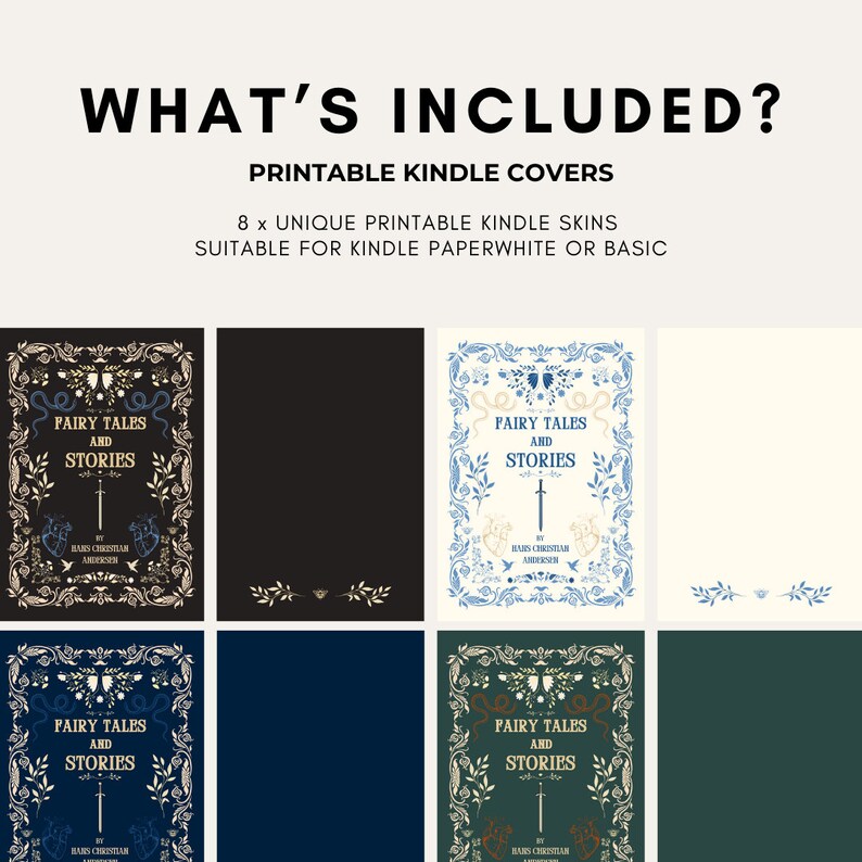 Kindle Skin Decal Case Insert BUNDLE | Digital Download PNG - Etsy