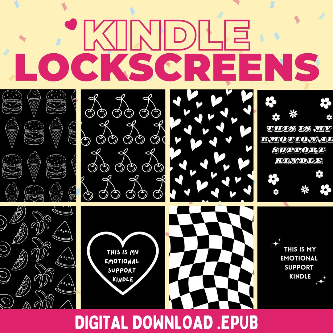 Kindle Lockscreen Screensaver Wallpaper Backgrounds Ready to - Etsy
