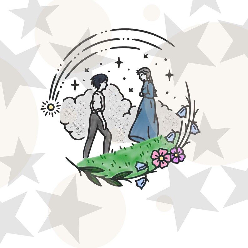 Howl and Sophie PNG, Ghibli Png, Ghibli Howl Moving Castle Svg, Totoro ...
