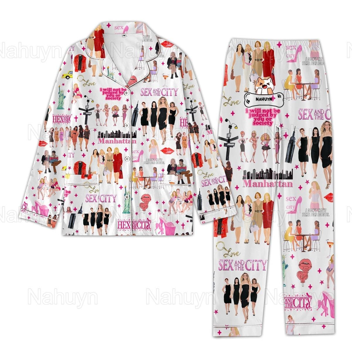 Christmas sx The City Pajamas| Carrie Bradshaw Pajamas Family| Samantha ...