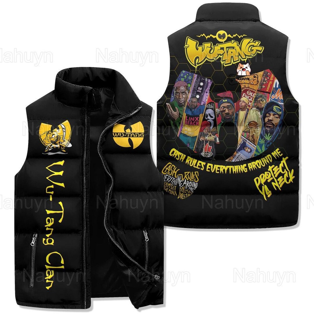 Wu Tang Clan Sleeveless Jacket Wu Tang Clan Band Jacket Wu - Etsy
