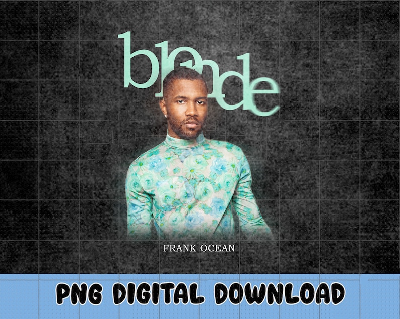 Frank Ocean PNG, Frank Ocean Png Digital Download File Sublimation, Svg ...
