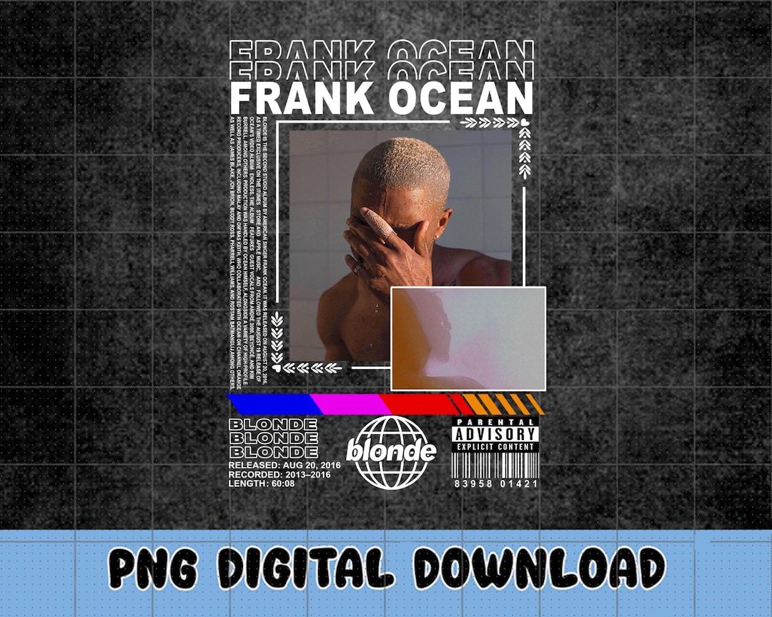Frank Ocean PNG, Frank Ocean Png Digital Download File Sublimation, Svg ...