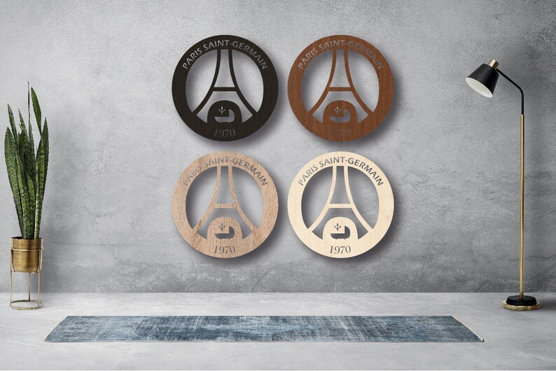 PARIS SAINT-GERMAIN Fc Emblem Led Sign Lighted Emblem Wall Led Light ...