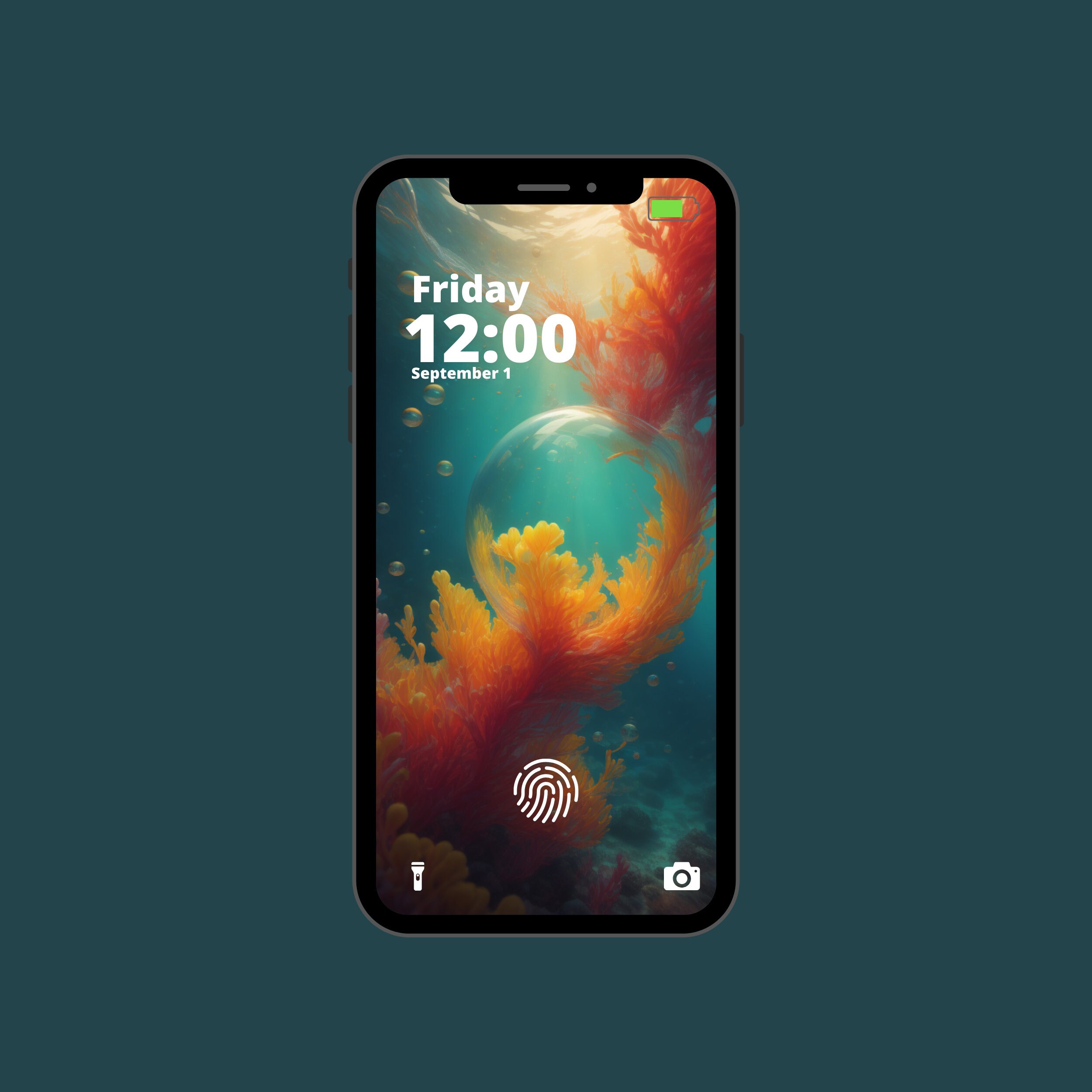 Water Bubbles Android iPhone Wallpaper Lockscreen - Etsy