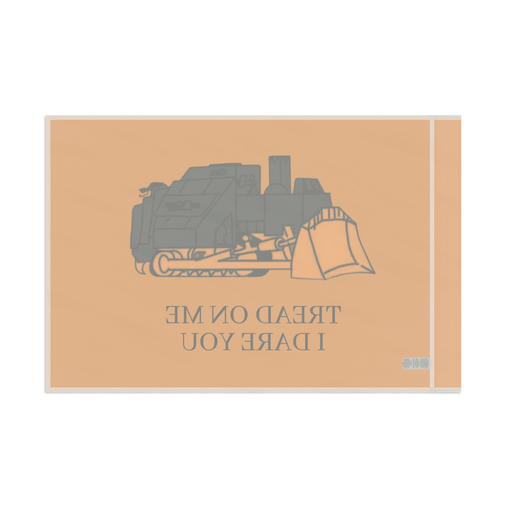 KILLDOZER Tread on Me I Dare You Flag | Don't Tread on Me - Etsy