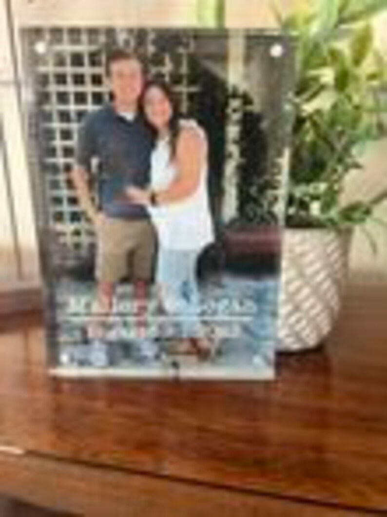 Engraved Acrylic Photo Frame - Etsy