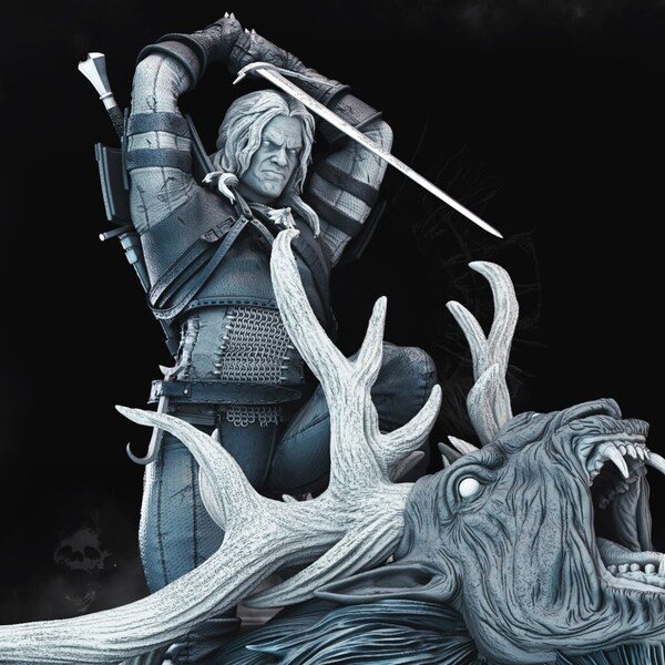 Witcher Stl Geralt - Etsy