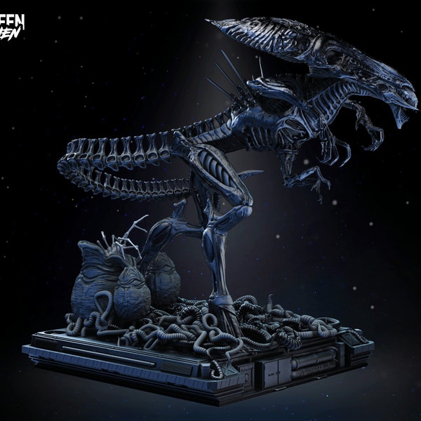 Alien 3d Model - Etsy