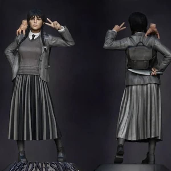 Wednesday Stl Model - Etsy