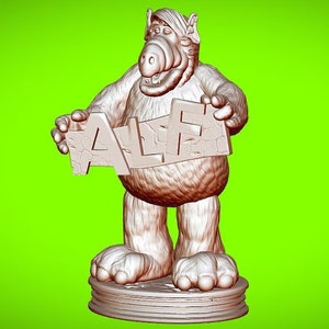 Alf 80s Bust Full Model Tv Series Legend Super Hero Comedy Legend STL ...