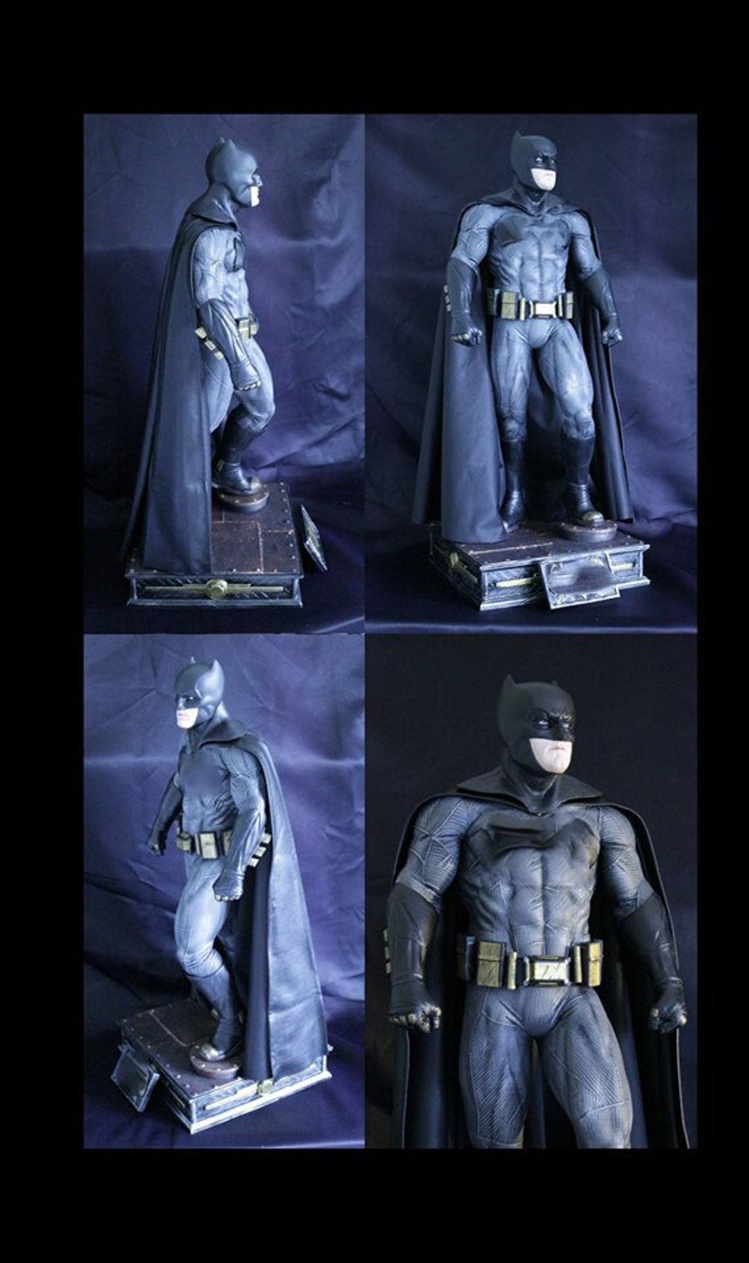 B Ben Affleck Knightmare STL File Super Hero Printer Movie Figure Model ...