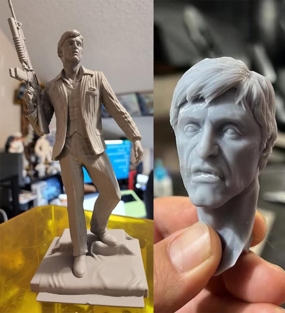 Scarface Tony Montana Al Pacino King Super Hero STL File Printer Legend ...