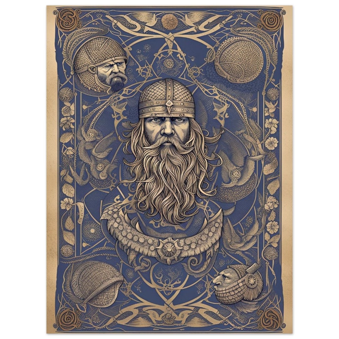 Viking Scroll Wall Art - Etsy