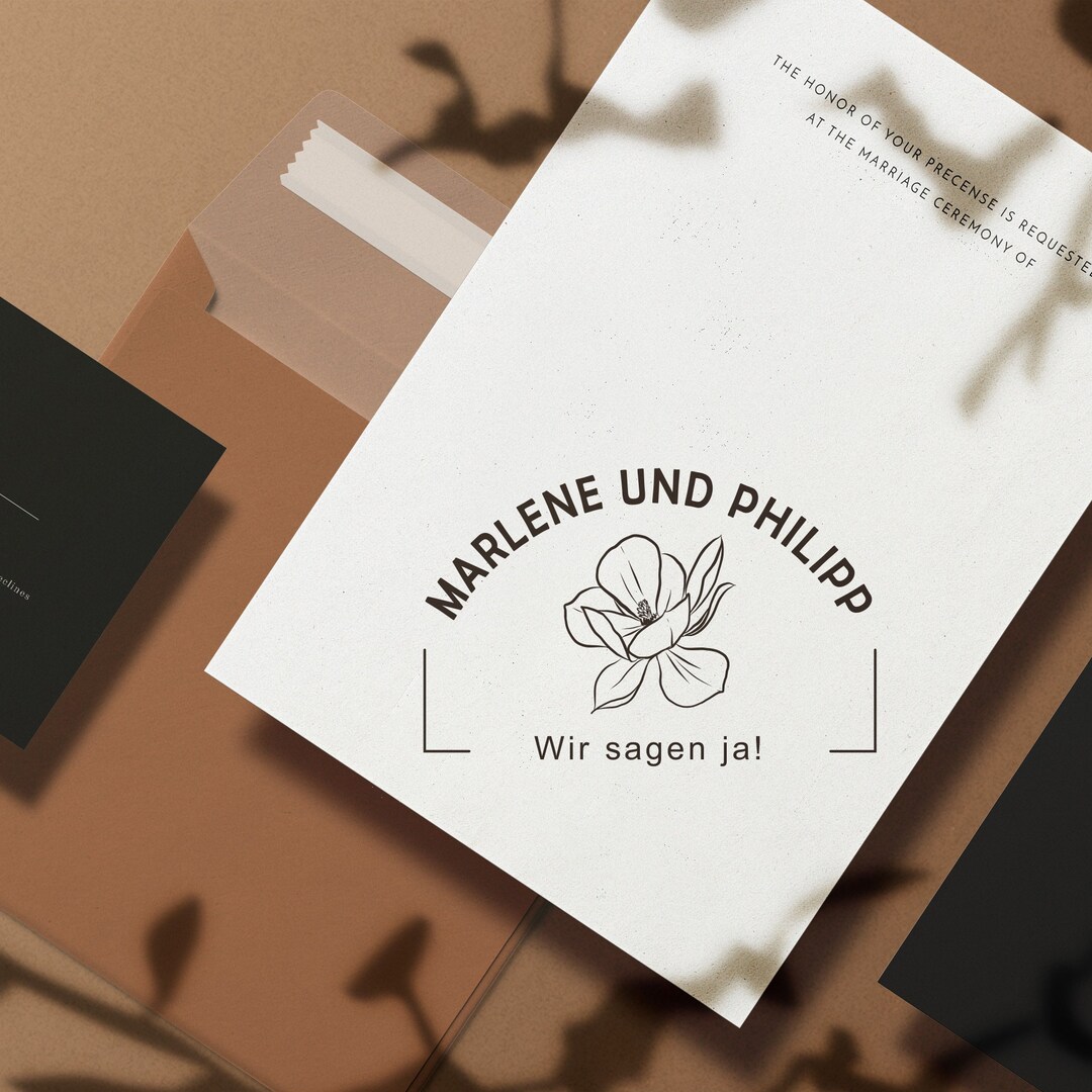 Personalized Self-inking Stamp Custom Wedding Stamp for Guest Gifts ...