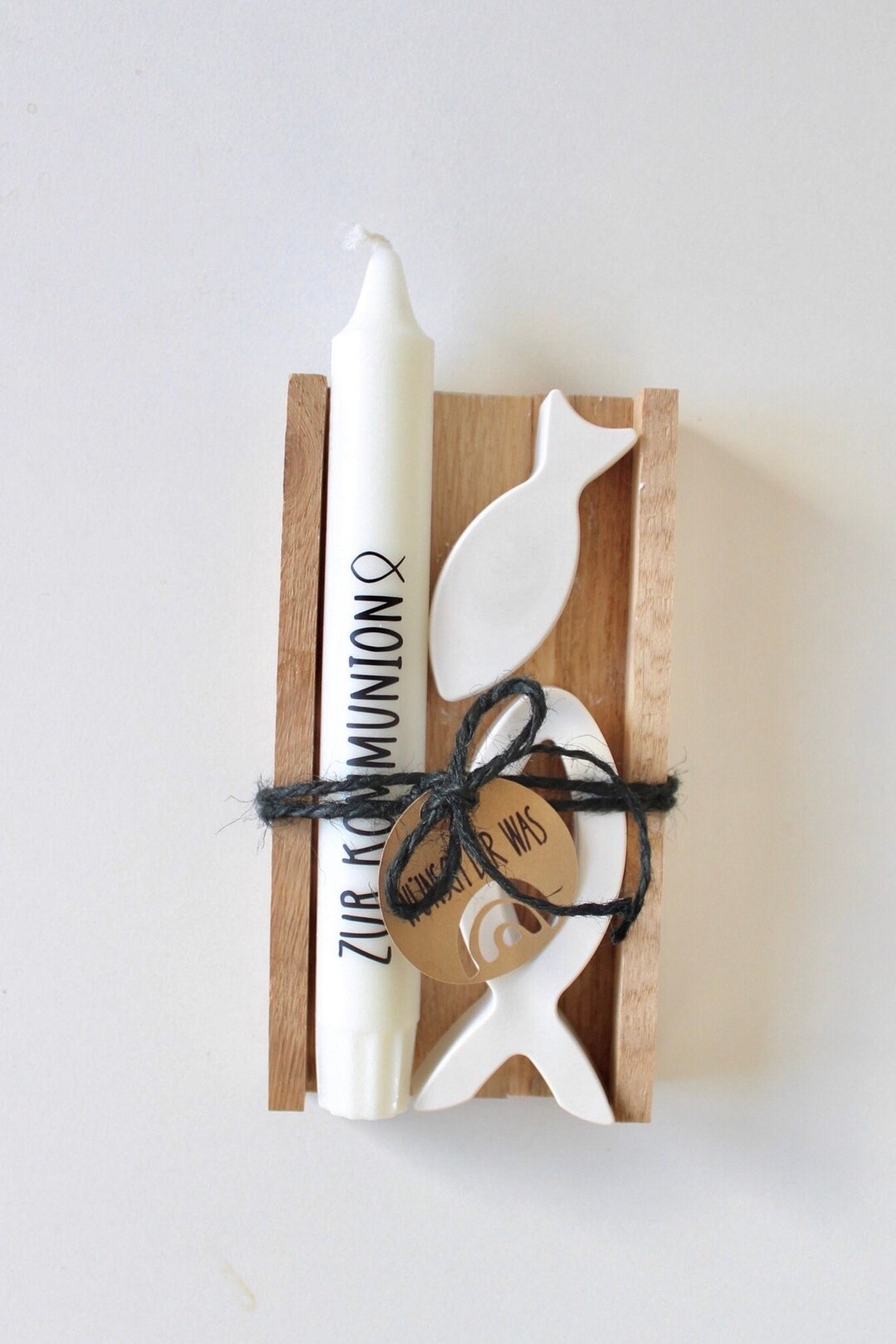 Gift Set Communion First Communion Confirmation Baptism Stick Candle ...