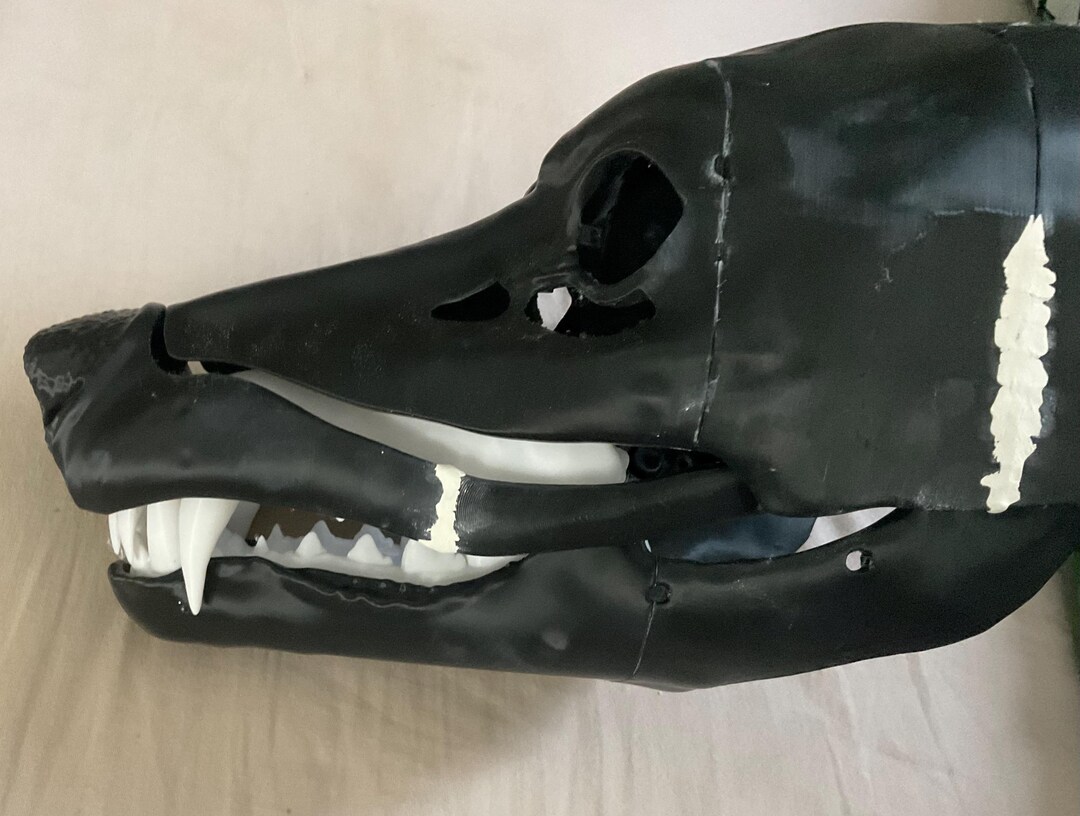 PLA Wolf Mask Base 3dprinted 20% Off - Etsy