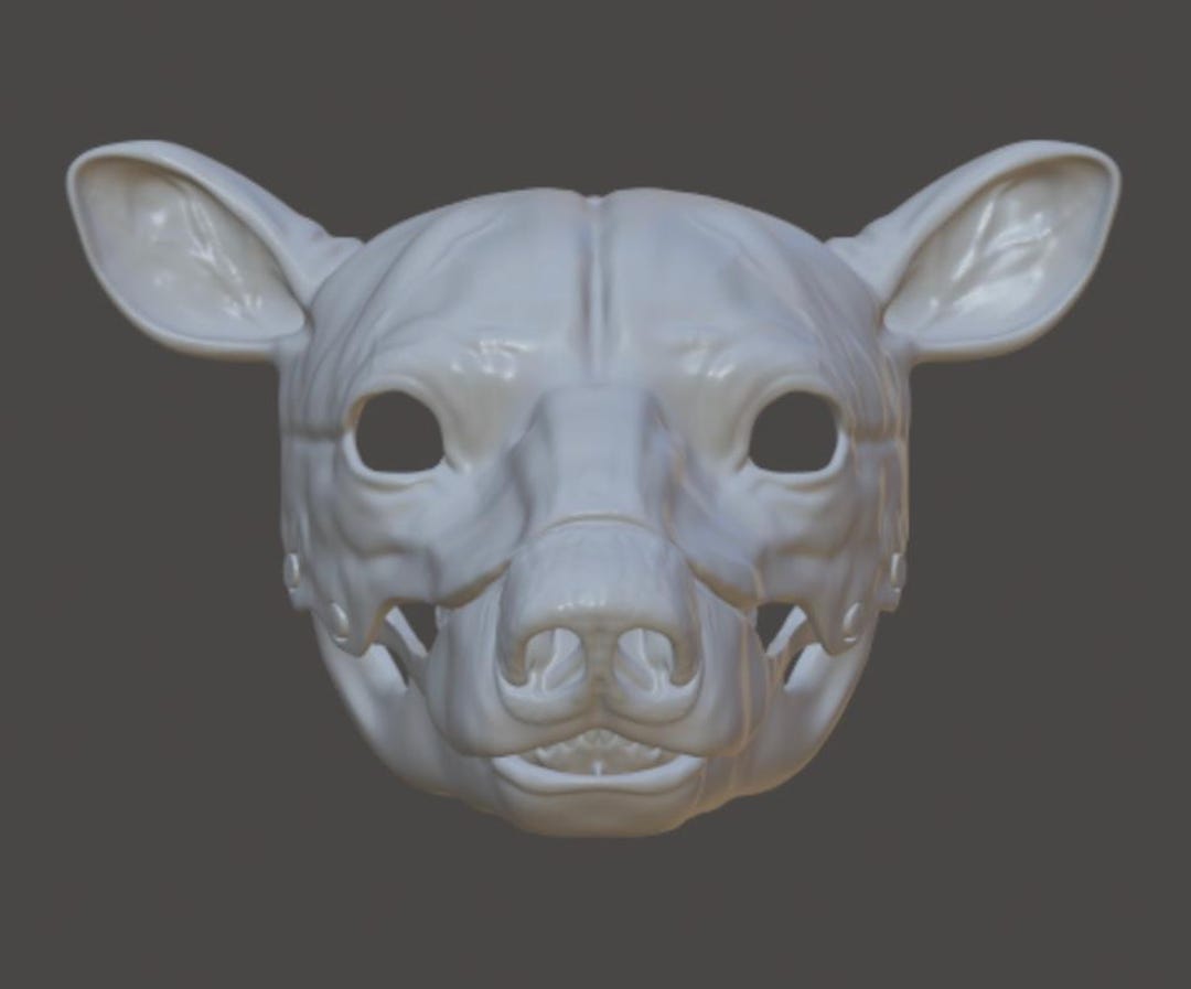 Bear Mask 3D Model, Bear Fursuit Base,cosplay Base,black Bear ...