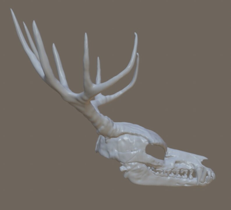 Wendigo Skull Mask 3DMODEL 2022 - Etsy