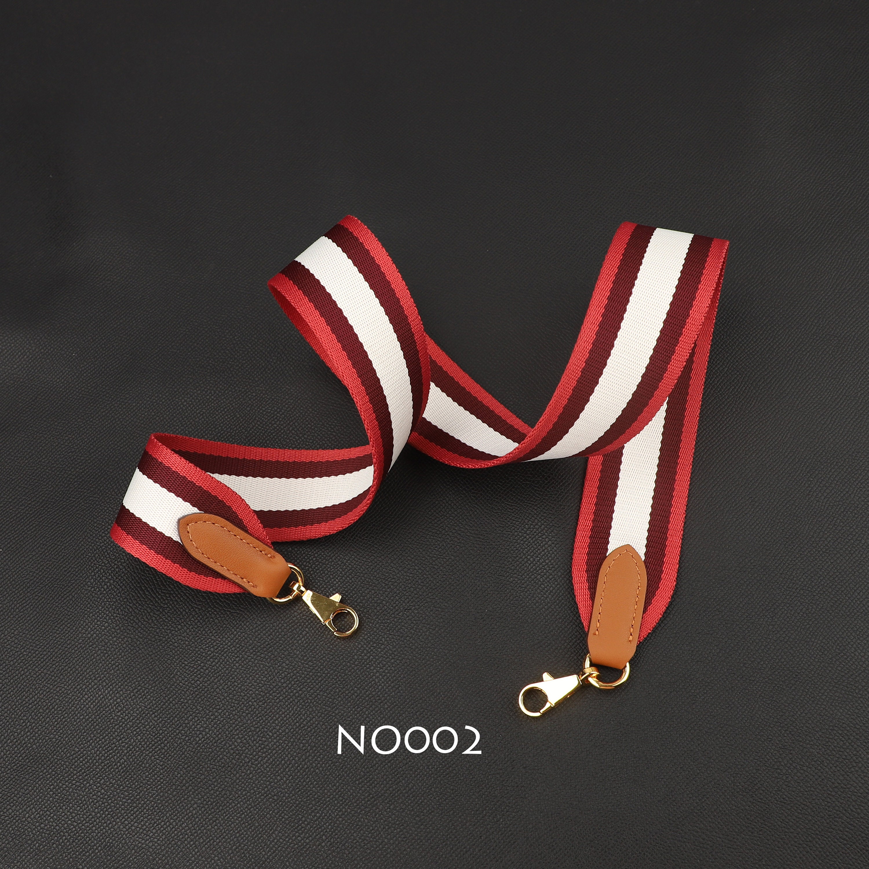 Striped Canvas Bag Strap: Handmade 50mm Replacement Shoulder or ...
