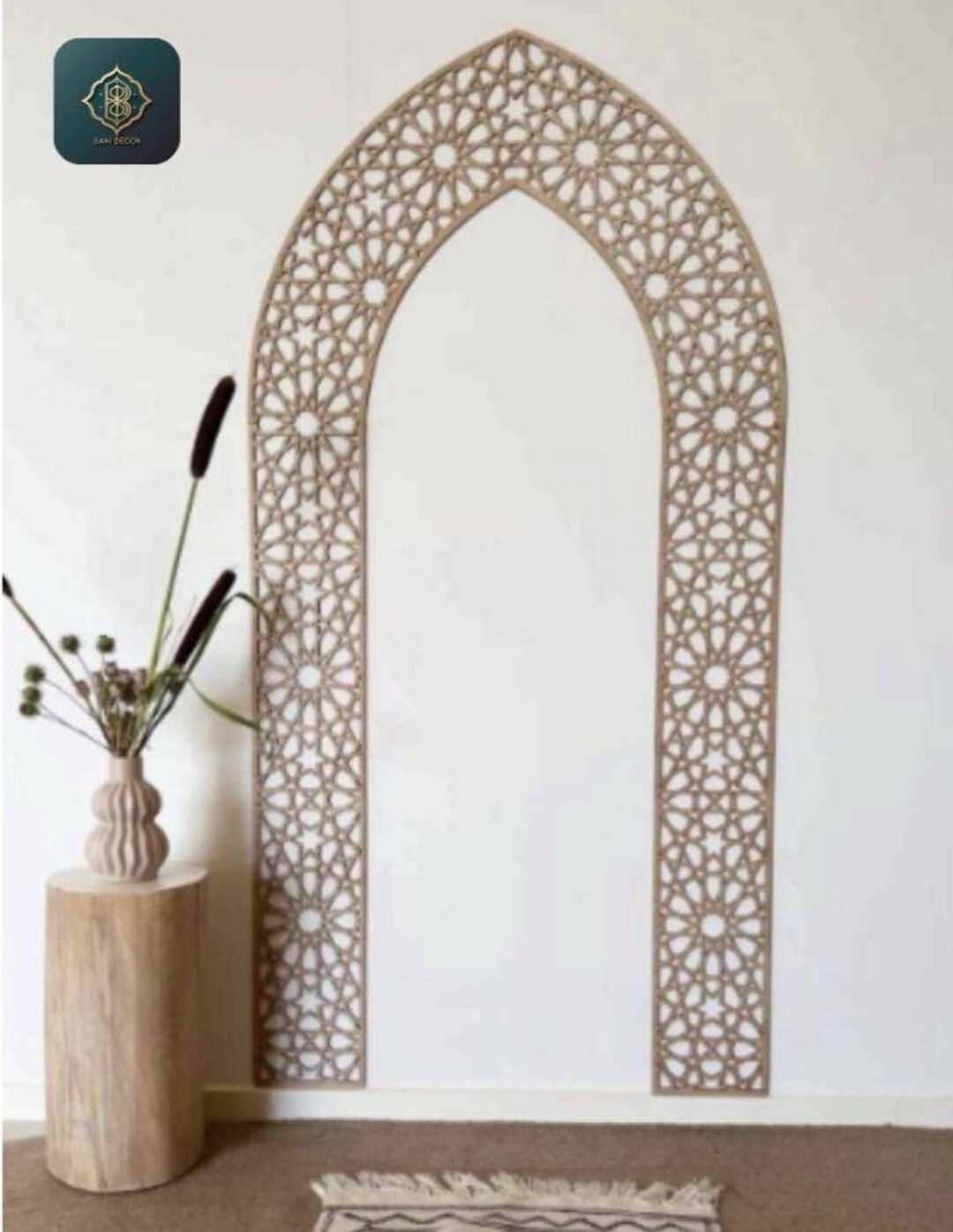 Islamic Mihrab Wall Art Modern Muslim Home Decor Prayer Room Decoration ...