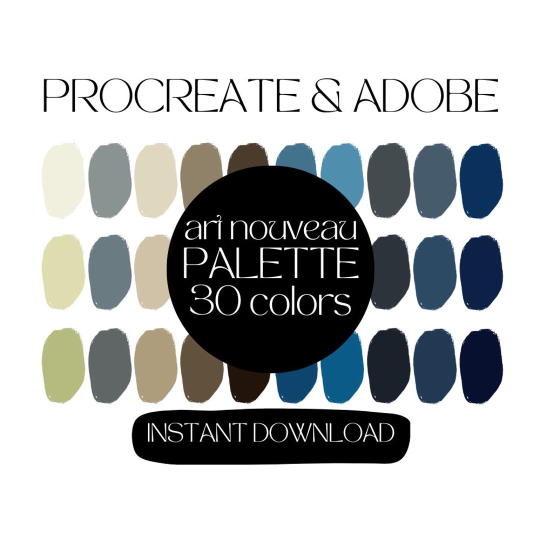 Procreate Color Palette Procreate Palette Illustrator Palette Adobe ...