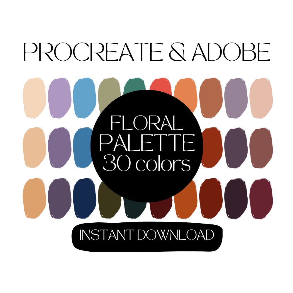 Procreate Color Palette Procreate Palette Illustrator Palette Adobe ...