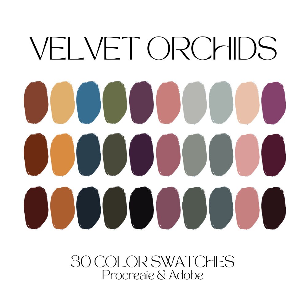 Procreate Color Palette Procreate Palette Illustrator Palette Adobe ...