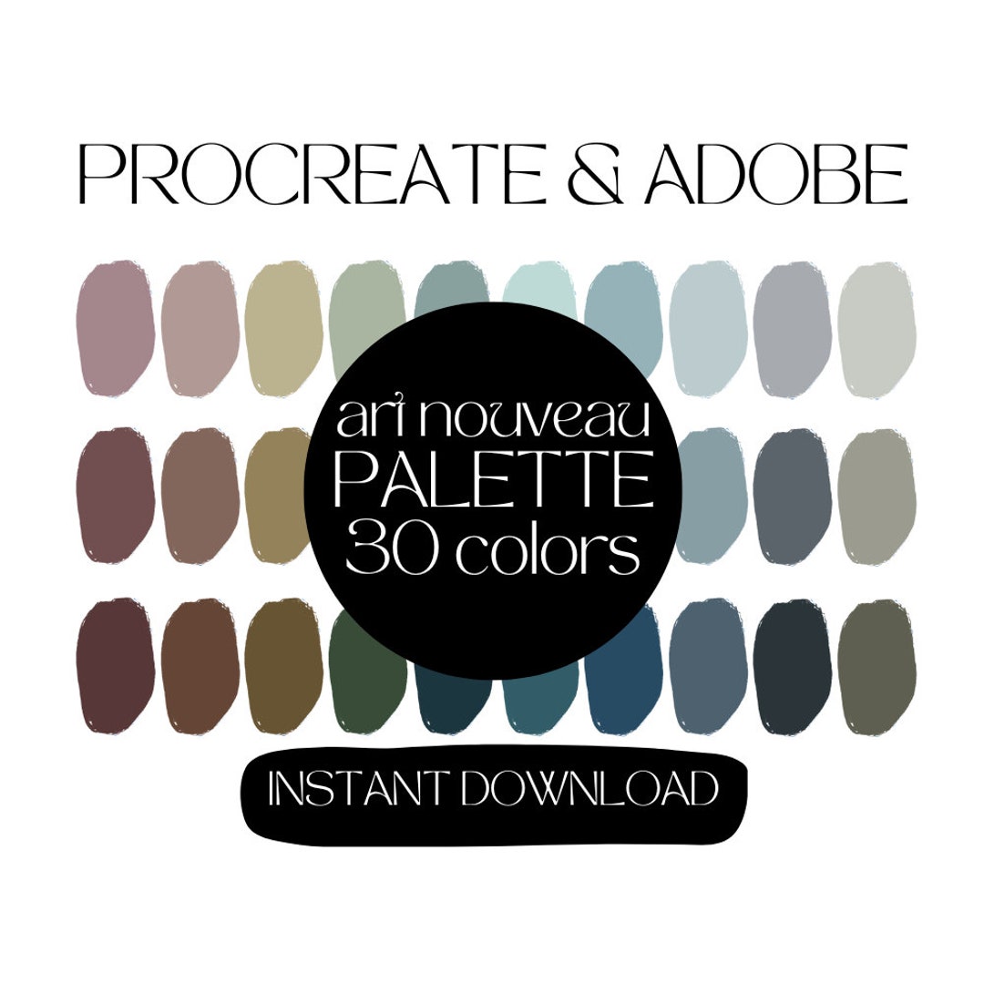 Procreate Color Palette Procreate Palette Illustrator Palette Adobe ...