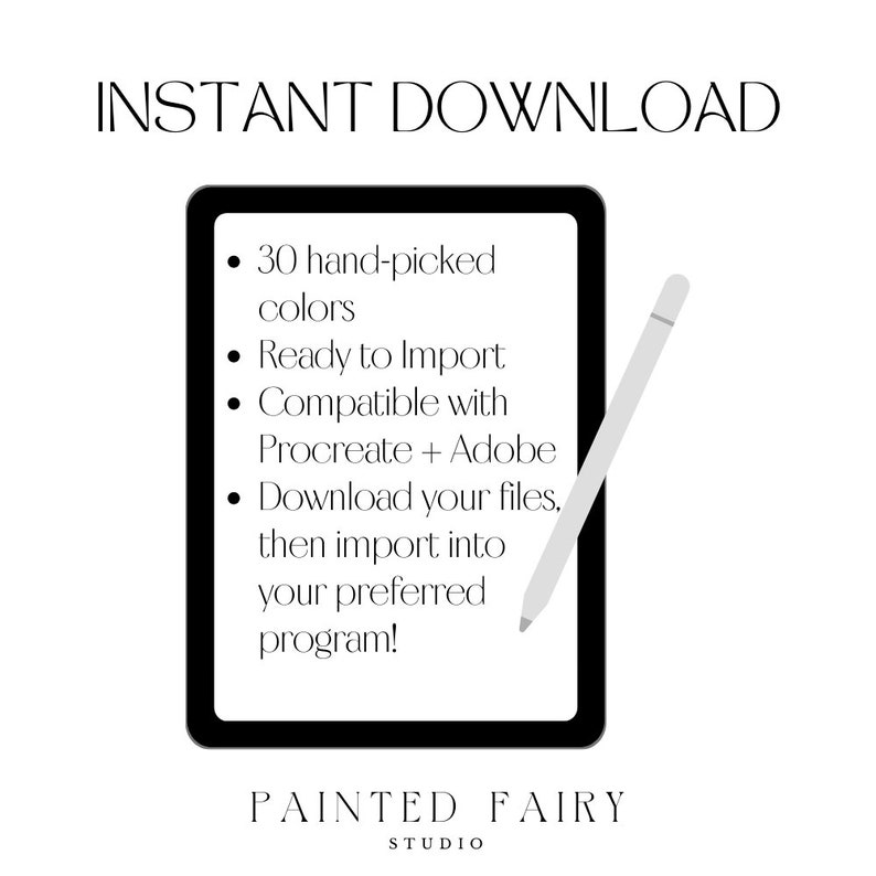 Procreate Color Palette Procreate Palette Illustrator Palette Adobe Color Palette Palette For