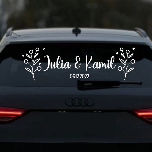 Buy Wedding Car Sticker Online In India - Etsy India