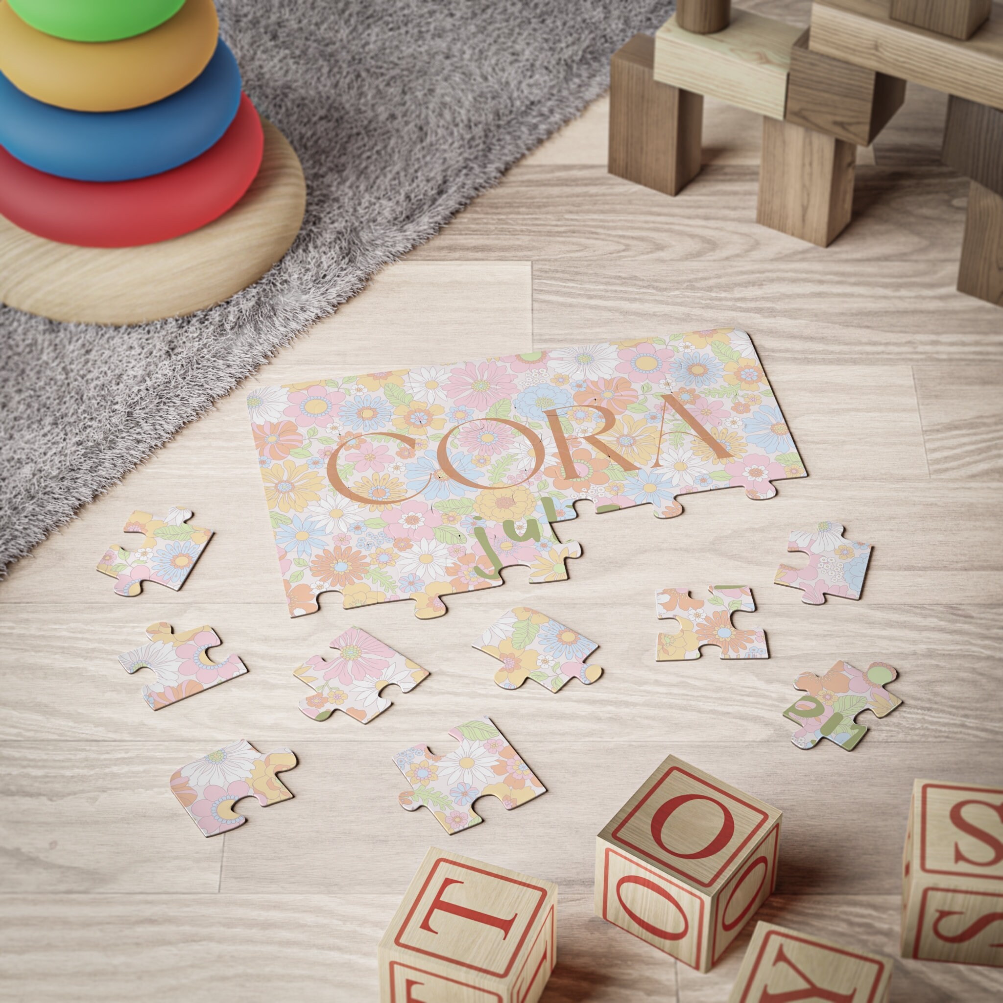Kids Name Puzzle, Custom Kids Puzzle, Personalized Puzzle, Name Puzzle ...