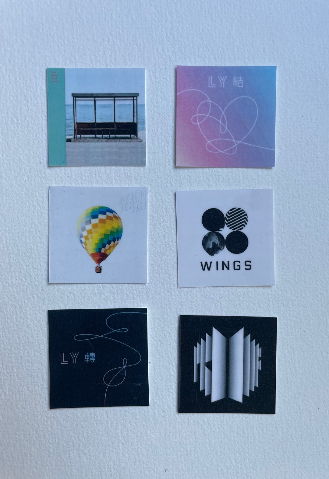 BTS Kpop Album Cover Stickers - Etsy
