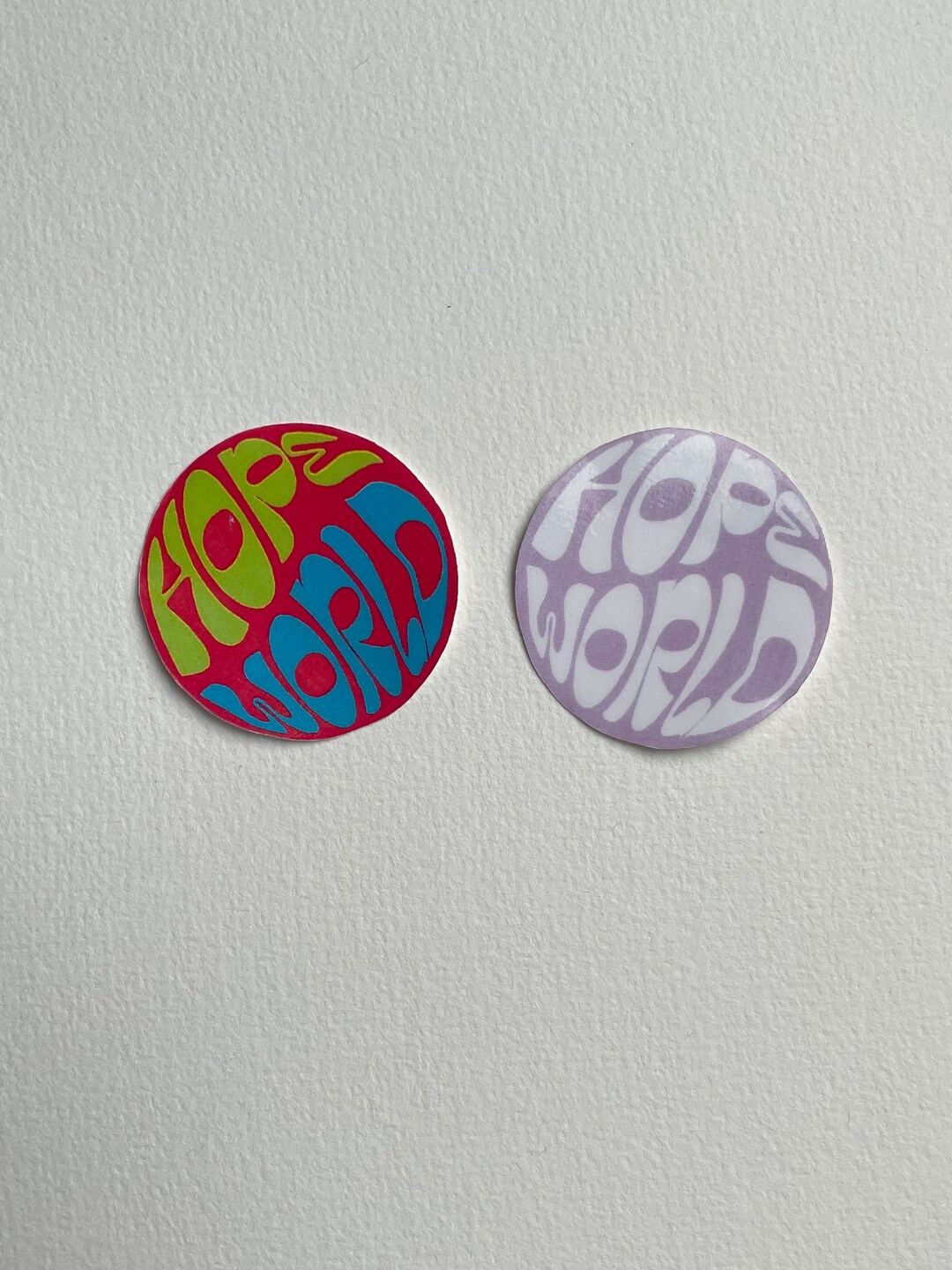 Hope World Stickers From Jhope of BTS - Etsy