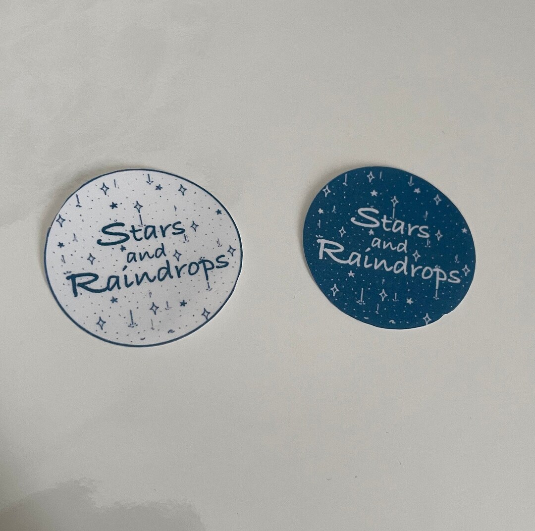 Sticker Stars and Raindrops Seungmin of Stray Kids - Etsy