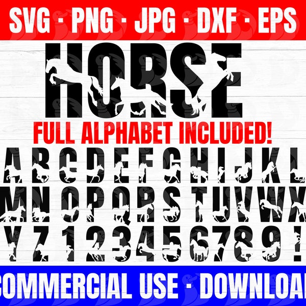 Horseshoe Letters - Etsy