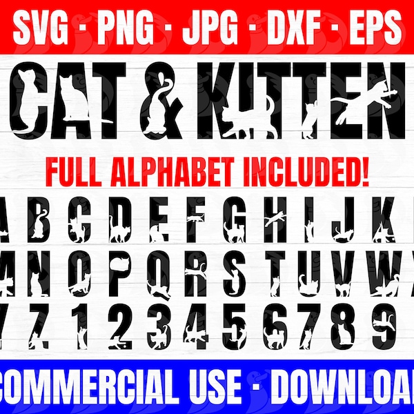 Cat Letters - Etsy