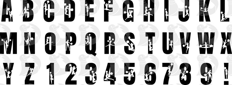 Cheer Alphabet SVG Designs, Great for Shirts, Wall Art, Bags, Mugs, and ...