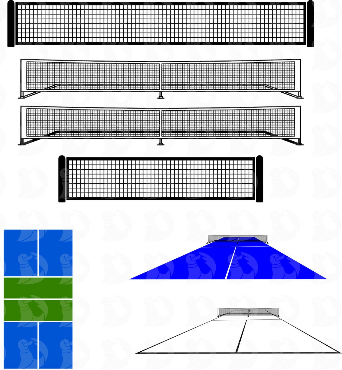 Pickleball Clipart SVG Bundle, Pickleball Paddles, Pickleball Balls ...
