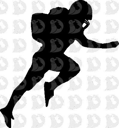 Football Player SVG Bundle Football Player Clipart Football - Etsy