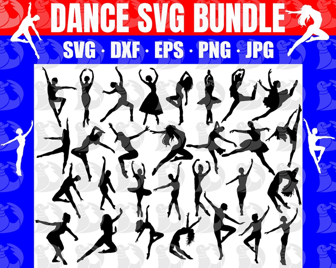 Dance SVG Bundle Dance Clipart Dance PNG Dancer Cricut - Etsy
