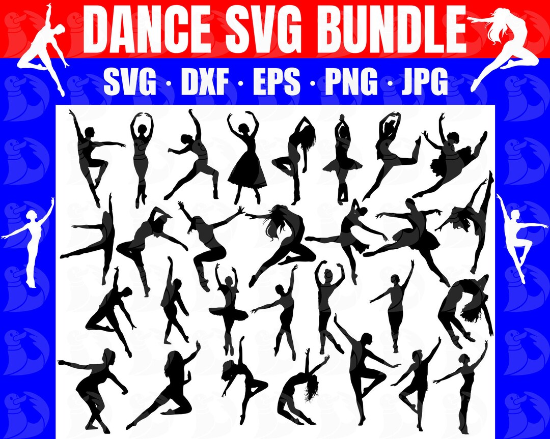 Dance SVG Bundle, Dance Clipart, Dance PNG, Dancer Cricut, Dance Mom SVG - Etsy